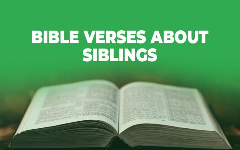 33+ Bible Verses About Siblings - studythebiblewithus.com