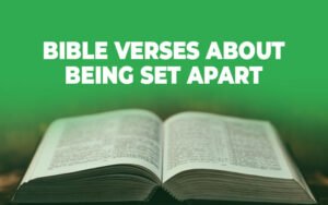 40 Bible Verses About Being Set Apart - studythebiblewithus.com