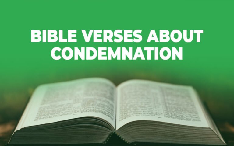 40 Bible Verses About Condemnation - studythebiblewithus.com