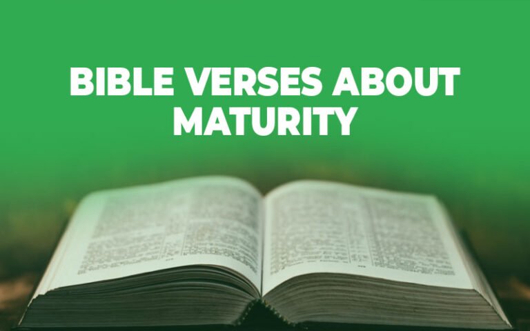 40 Bible Verses About Maturity - studythebiblewithus.com