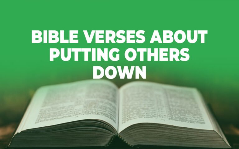 35 Bible Verses About Putting Others Down - studythebiblewithus.com